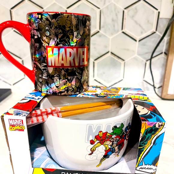 Marvel | Dining | Silver Buffalo Marvel Comics Ceramic Ramen Bowl With ...